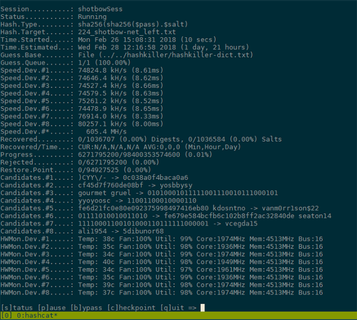 Exploring XenForo Corpuses: Cracking Unsupported SHA256 Hash Type ...