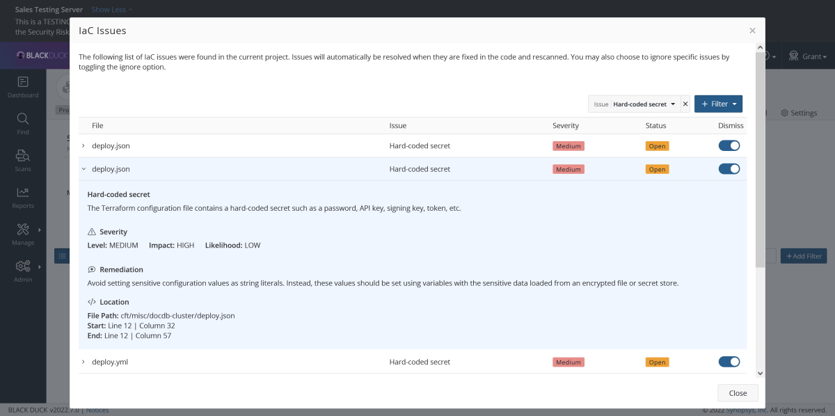 Finding Hard-Coded Secrets Before You Suffer a Breach | Black Duck Blog