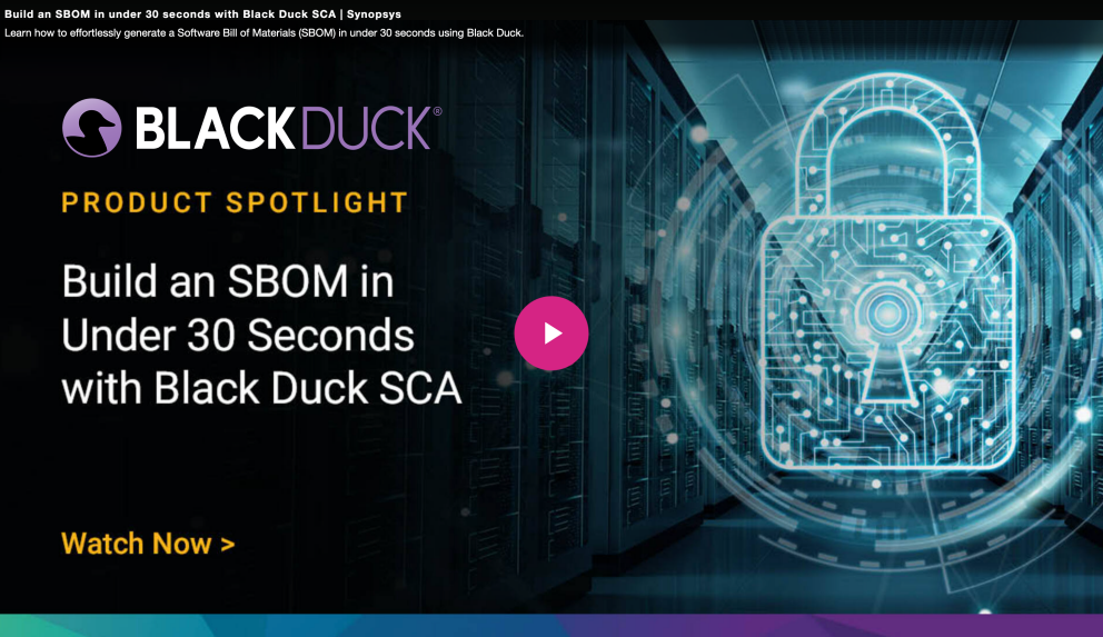 What Is a Software Bill of Materials (SBOM)? | Black Duck Blog